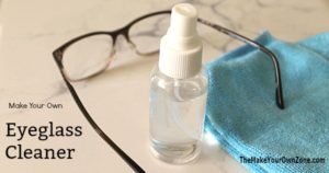 Homemade Eyeglass Cleaner - The Make Your Own Zone