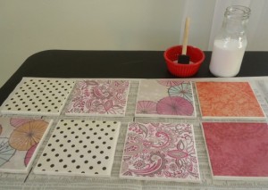 DIY Tile Coasters: A Great Way To Use Homemade Mod Podge - The Make ...