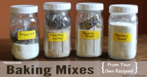 Homemade Baking Mixes From Your Own Recipes