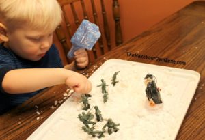 DIY Sensory Play Snow - The Make Your Own Zone