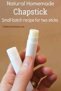 Homemade 1-2-3 Chapstick {Small Batch Recipe}
