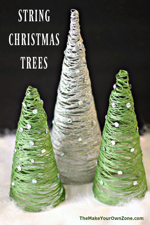 How To Make A String Christmas Tree The Make Your Own Zone
