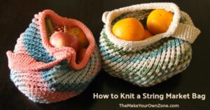 String Market Bag Knitting Pattern