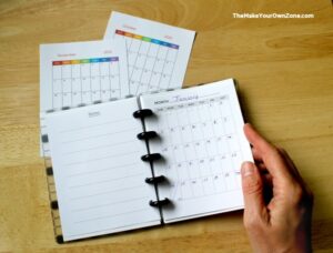 2021 Free Printable Planner Pages - The Make Your Own Zone