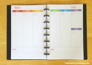 2021 Free Printable Planner Pages - The Make Your Own Zone