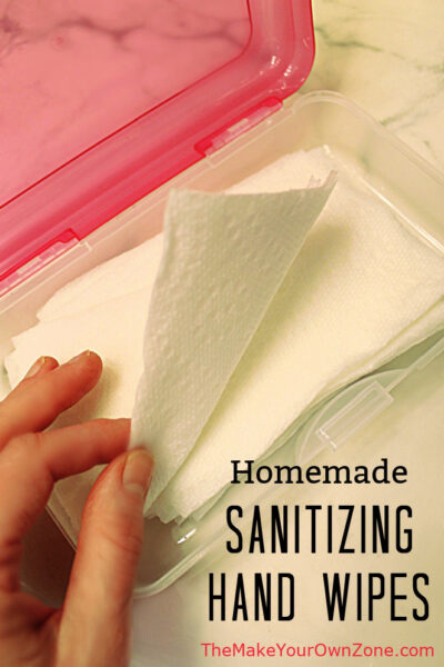 Homemade Sanitizing Hand Wipes - The Make Your Own Zone