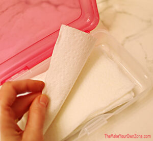 Homemade Sanitizing Hand Wipes - The Make Your Own Zone