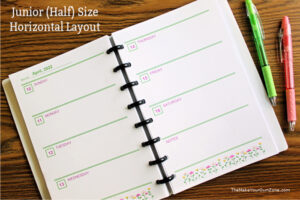 Free Printable Planner Pages {PDF Fillable} - The Make Your Own Zone