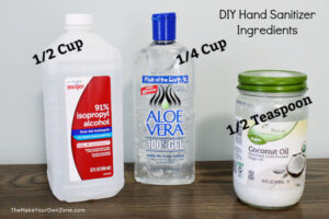 Homemade Hand Sanitizer {Just A Bit Thicker} - The Make Your Own Zone