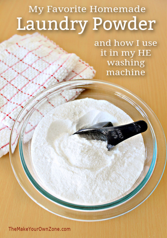 The Homemade Laundry Powder I Use in my HE Washer