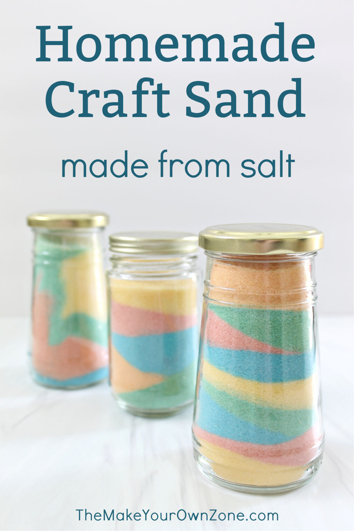 DIY Colored Sand Art (Using Salt!)